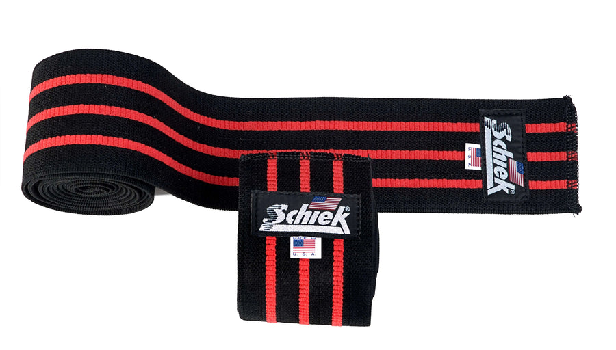 Schiek Black Line Knee Wraps - Best Quality Knee Wraps – Schiek Sports
