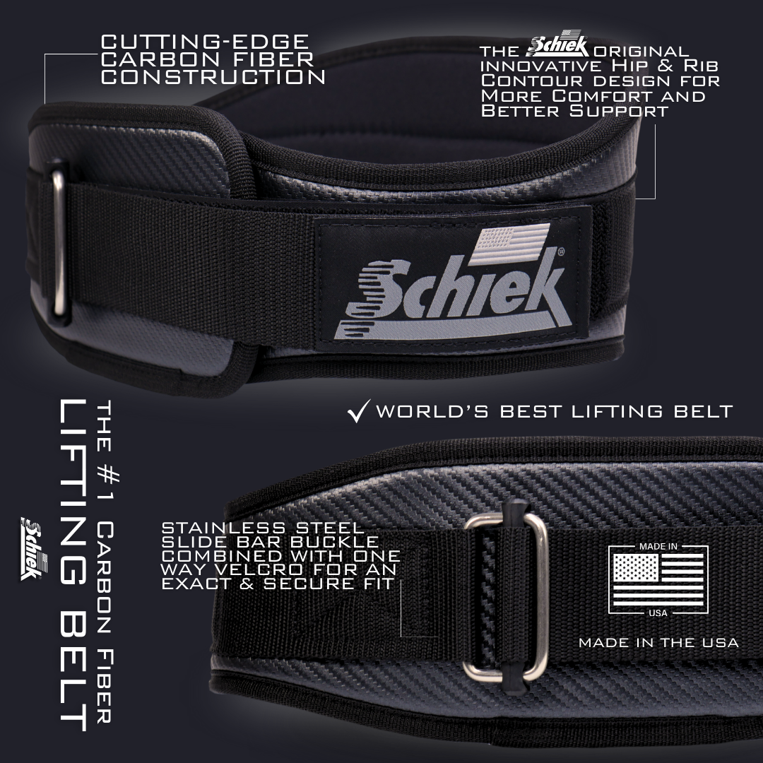 Schiek Carbon Fiber Lifting Belt - Top Choice for Quality – Schiek Sports